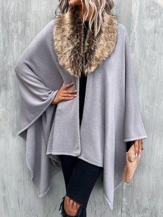 Loose Elegant Plain Cloak | zolucky