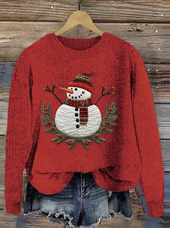 Knitted Simple Sweater | zolucky