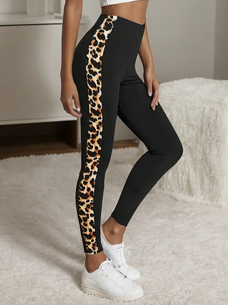 Women's Leopard Print Spring Casual Leggings | zolucky