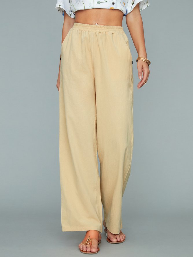 Women Casual Loose Cotton Pants | zolucky